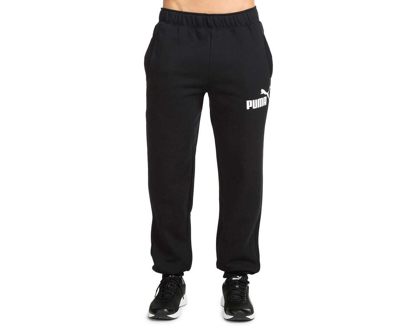 Puma Men's Essential No. 1 Logo Sweat Pants - Black | Catch.com.au Puma Men's Essential No. 1 Logo Sweat Pants - Black | Catch.com.au