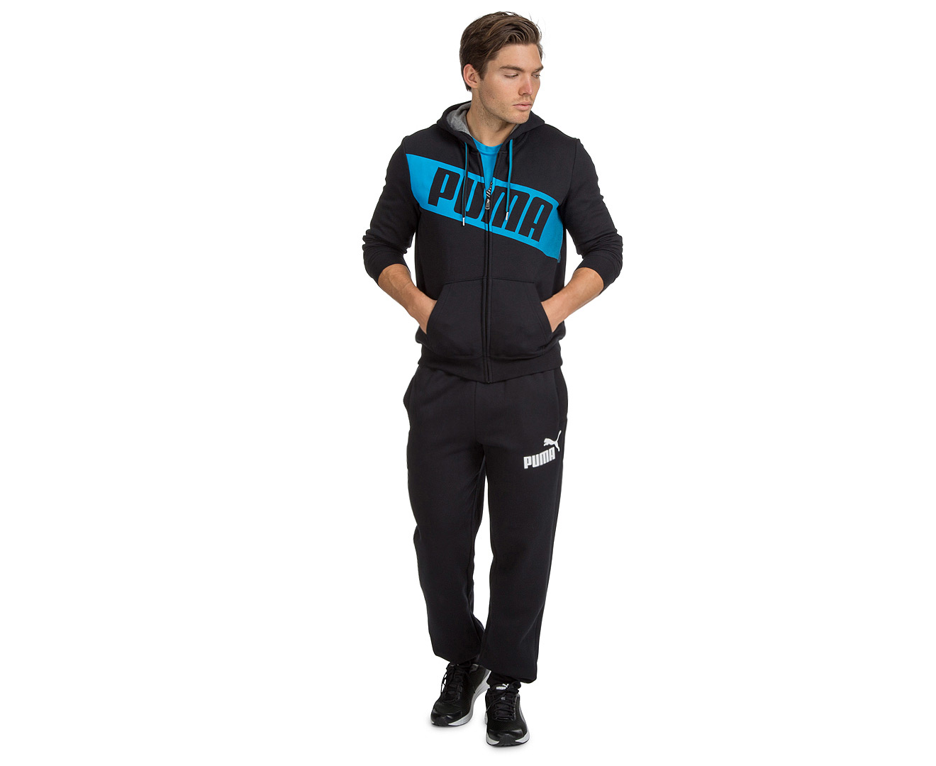 Puma Men's Essential No. 1 Logo Sweat Pants - Black | Catch.com.au Puma Men's Essential No. 1 Logo Sweat Pants - Black | Catch.com.au