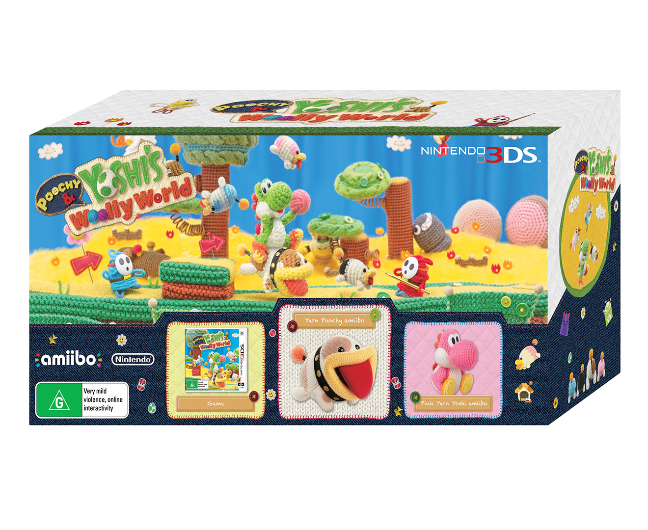 Nintendo 3DS Poochy & Yoshi's Woolly World Bundle Pack | Catch.com.au Nintendo 3DS Poochy & Yoshi's Woolly World Bundle Pack | Catch.com.au