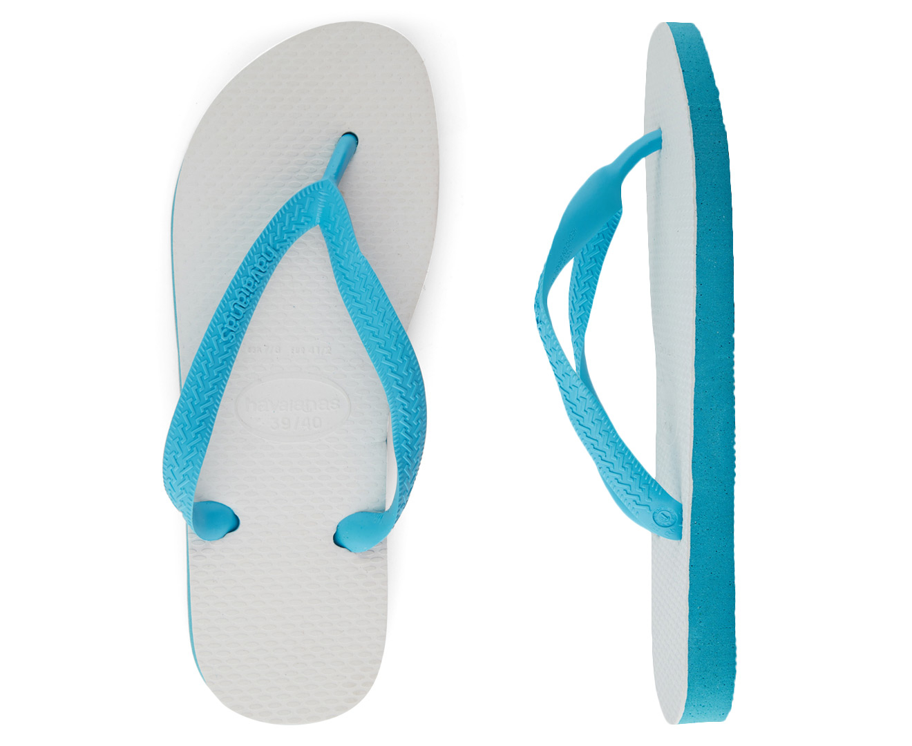 Havaianas Tradicional Thongs Blue White Au