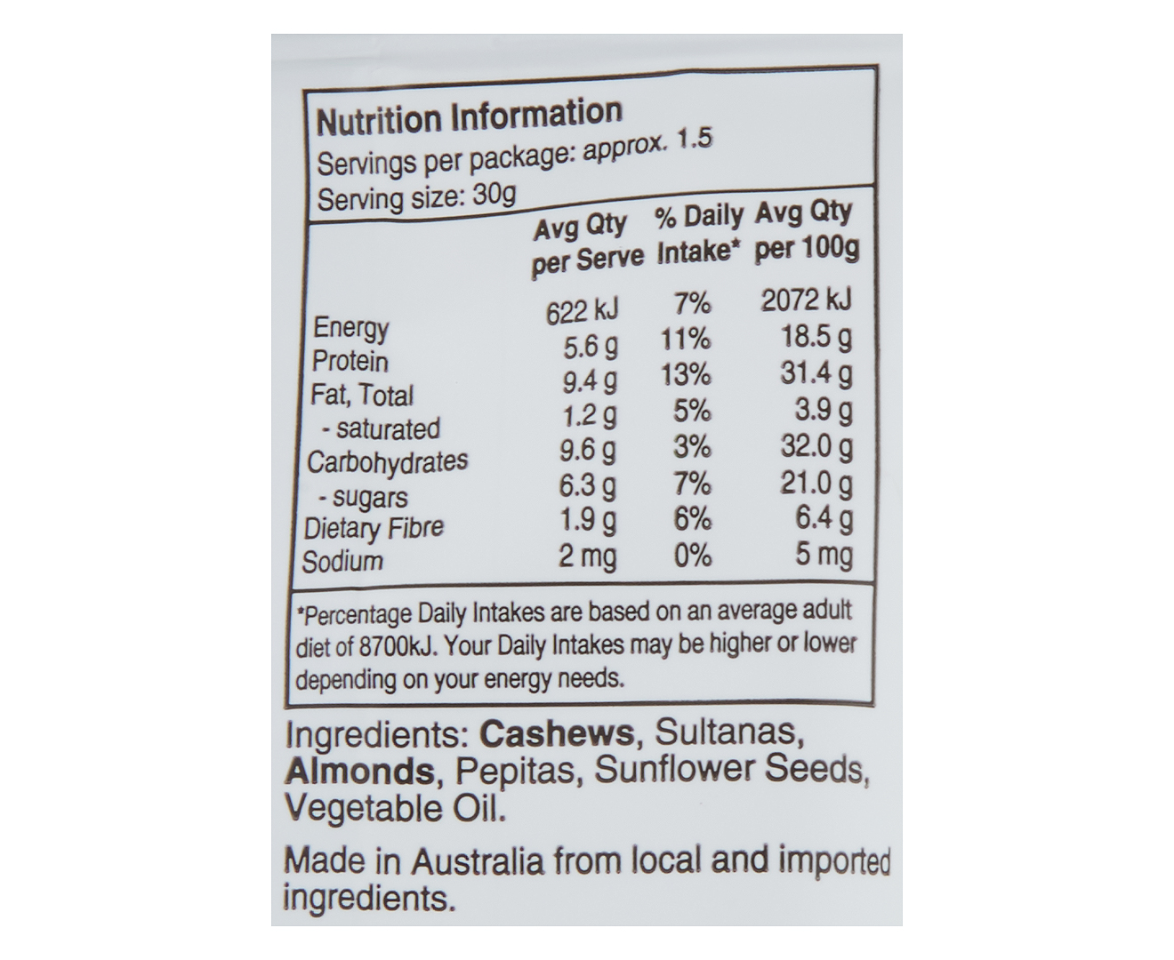18 x J.C.'s Quality Foods Original Delicious Healthy Mix 45g ... 18 x J.C.'s Quality Foods Original Delicious Healthy Mix 45g ...