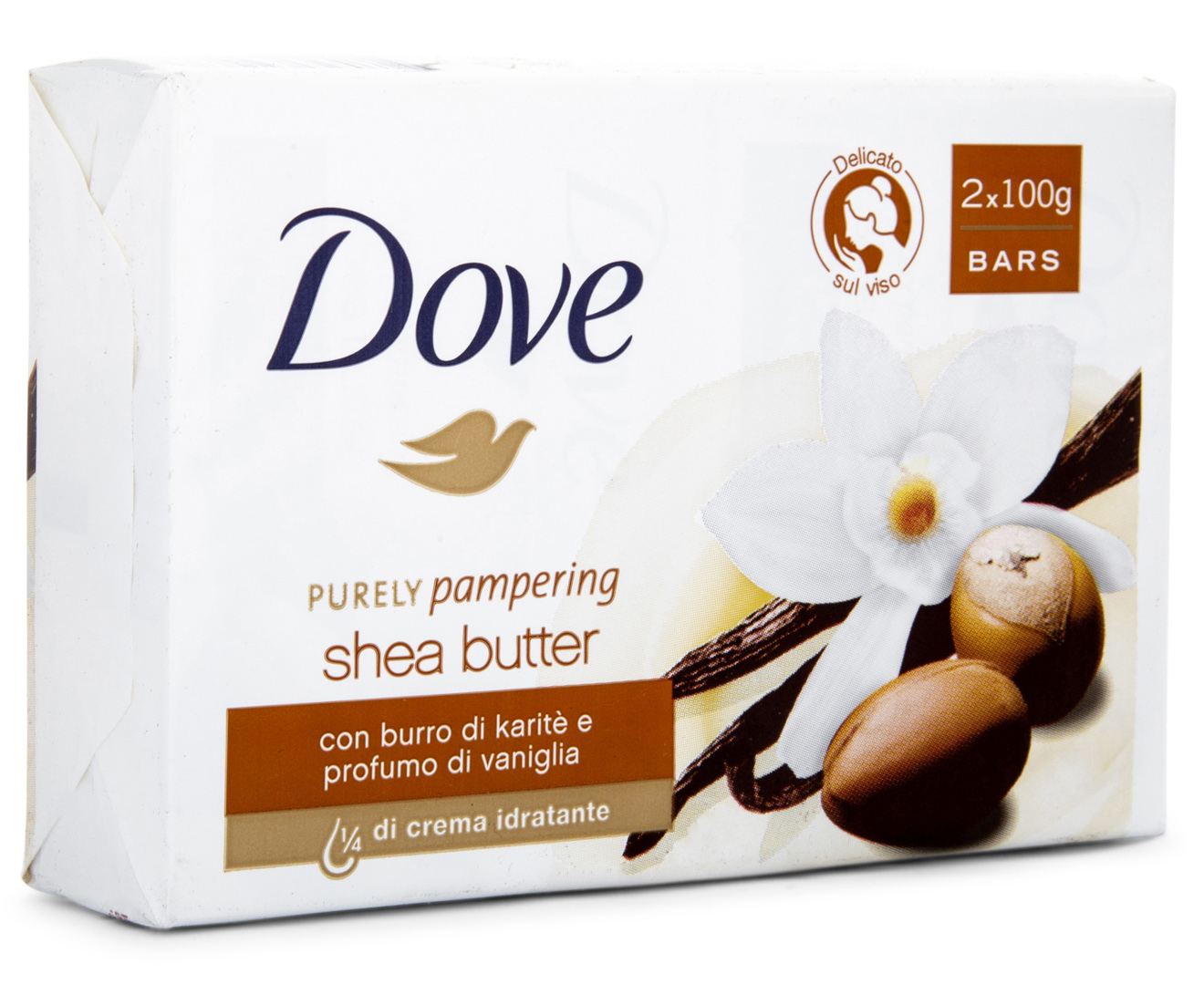 2 X 2pk Dove Soap Bar Shea Butter W Vanilla 100g Au