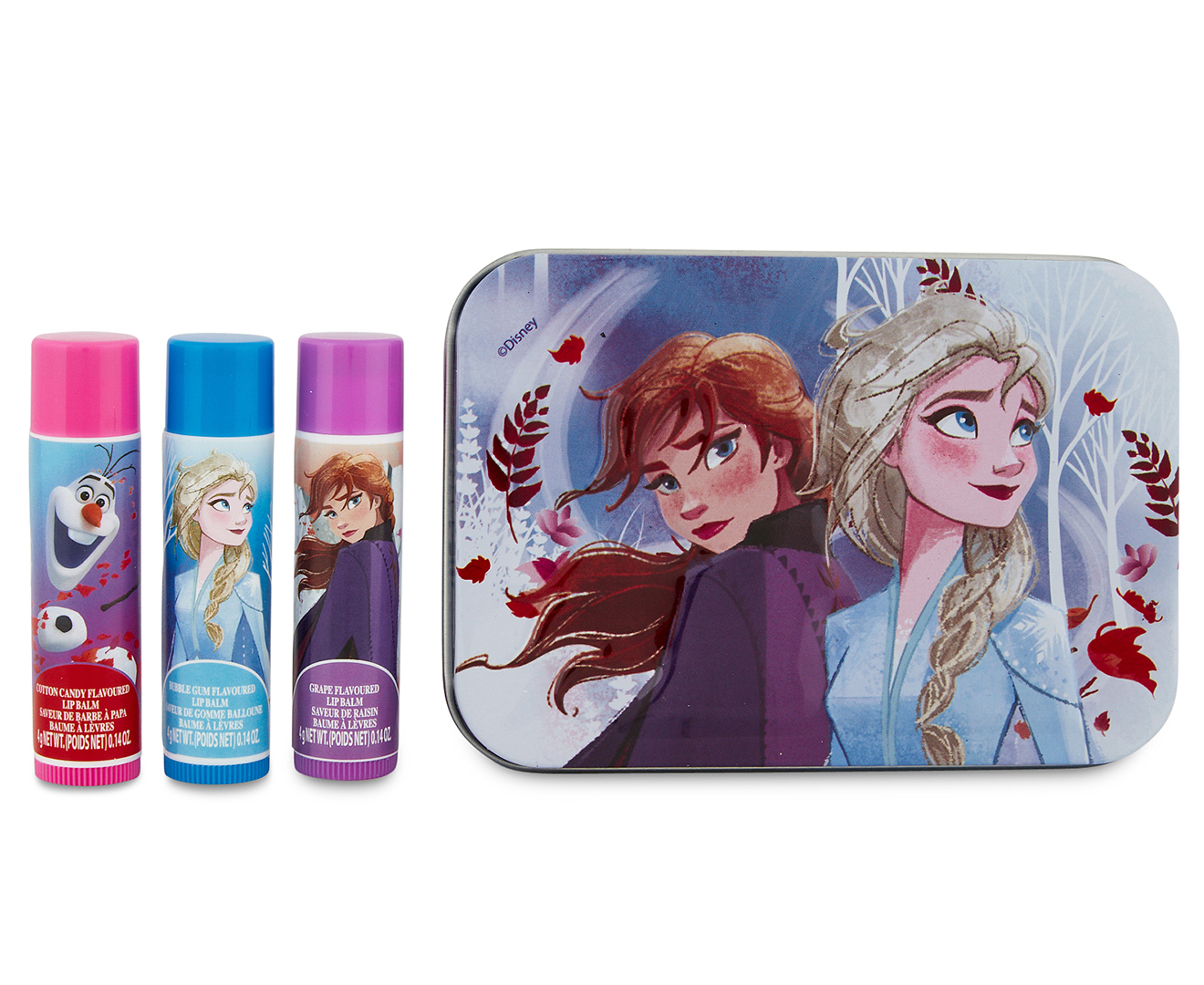 Disney Frozen 2 Lip Balm W Mini Tin 3 Pack Nz