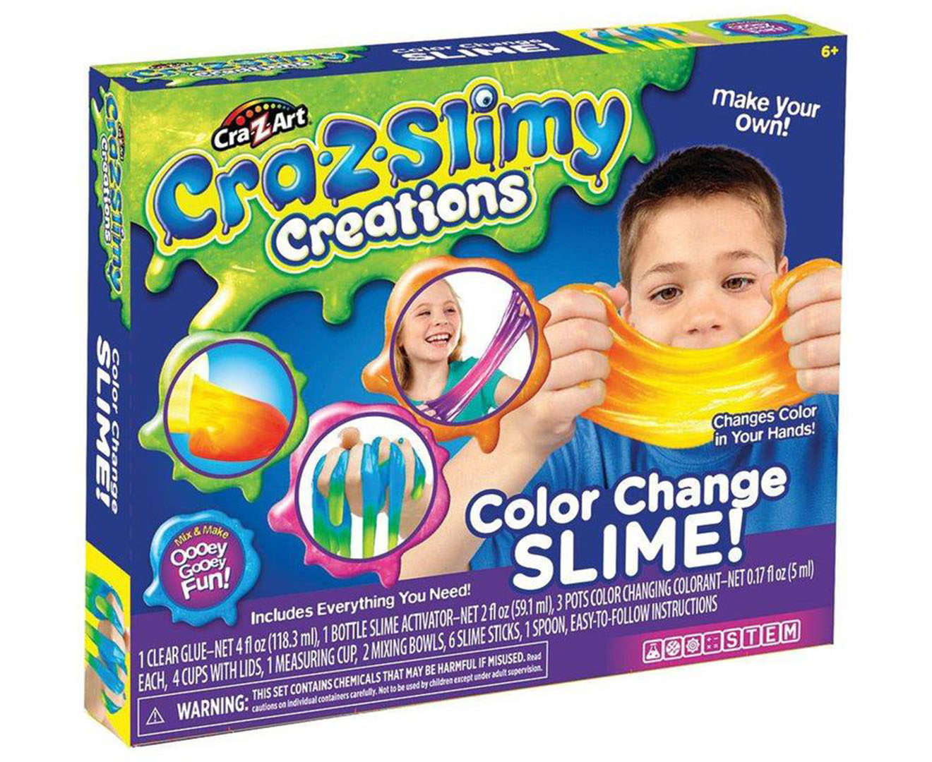 Cra-z-art Cra-Z-Slimy Creations: Colour Change Slime! | Catch.co.nz Cra-z-art Cra-Z-Slimy Creations: Colour Change Slime! | Catch.co.nz