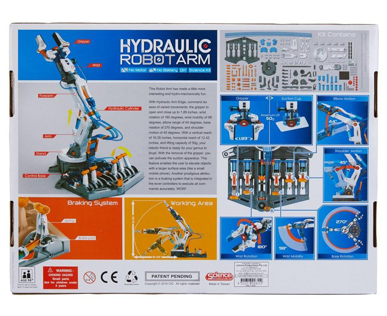 Build Your Own Hydraulic Robotic Arm | Catch.com.au Build Your Own Hydraulic Robotic Arm | Catch.com.au
