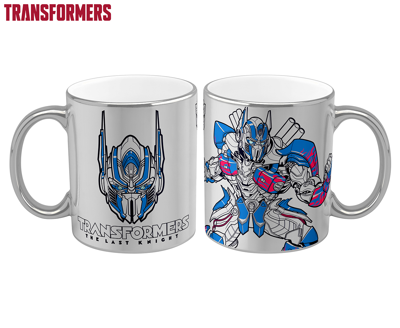 Transformers 330ml Optimus Prime Coffee Mug Metallic Nz
