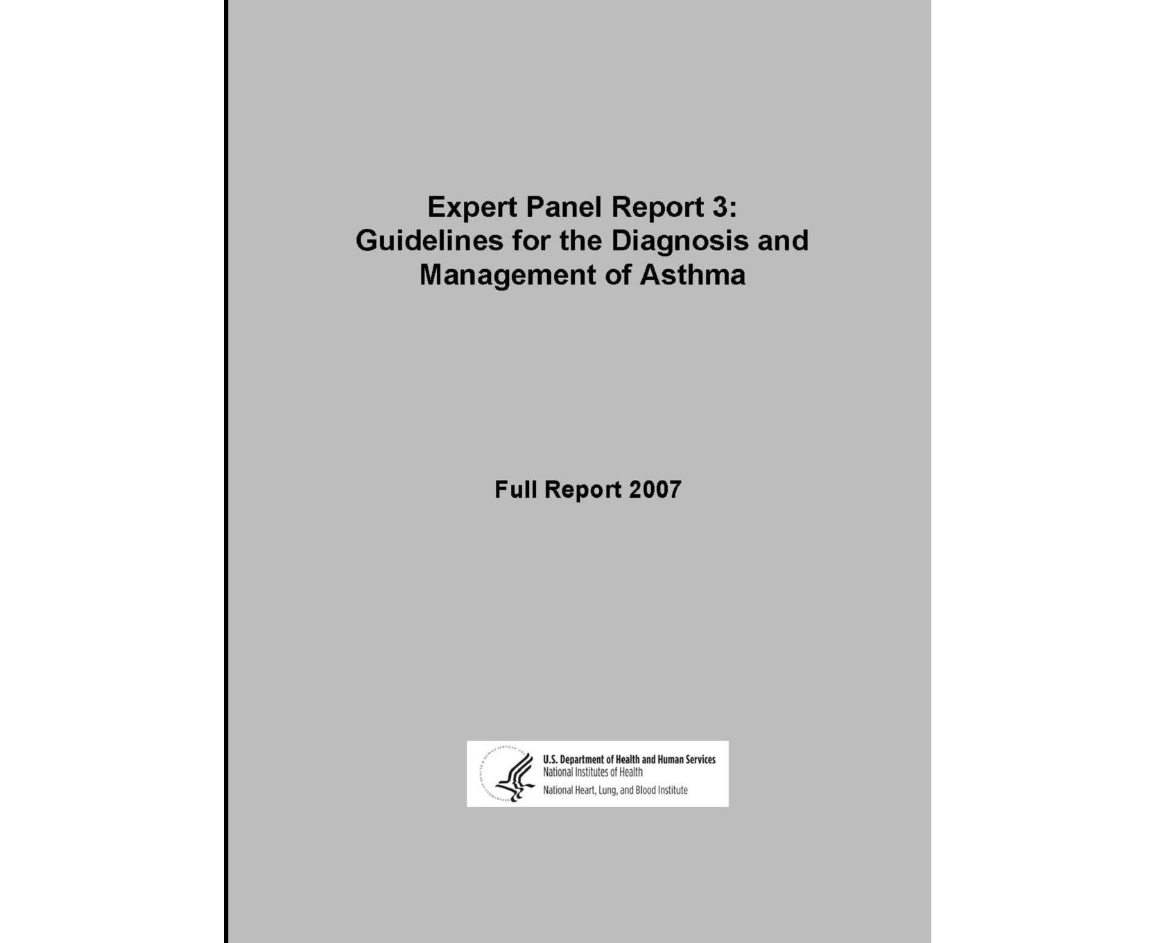 Expert Panel Report 3 Guidelines For The Diagnosis And Management Of