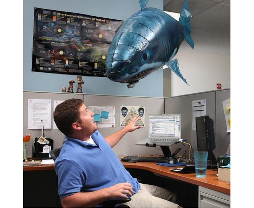 Remote control shark balloon store