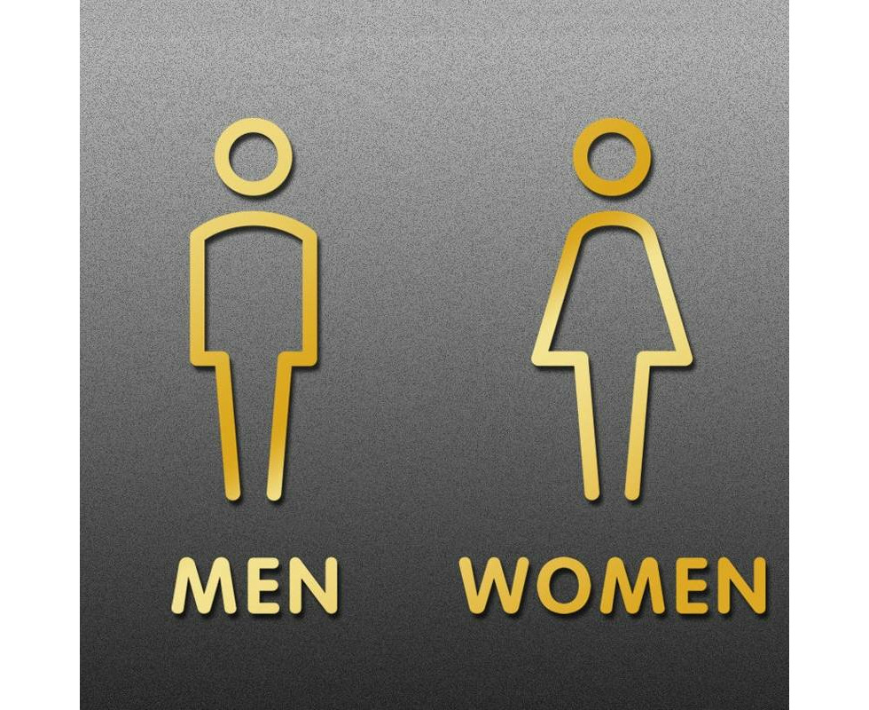 19 x 14cm Personalized Restroom Sign WC Sign Toilet Sign | Catch.com.au 19 x 14cm Personalized Restroom Sign WC Sign Toilet Sign | Catch.com.au