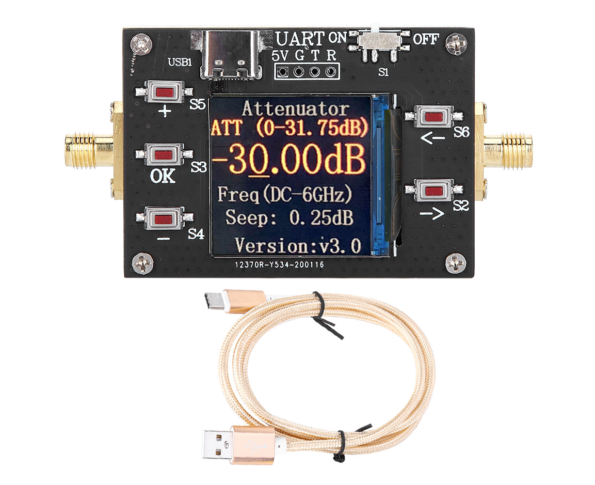 Dc?6G Digital Program?Controlled Attenuator Module Cnc Tft Display Step ... Dc?6G Digital Program?Controlled Attenuator Module Cnc Tft Display Step ...