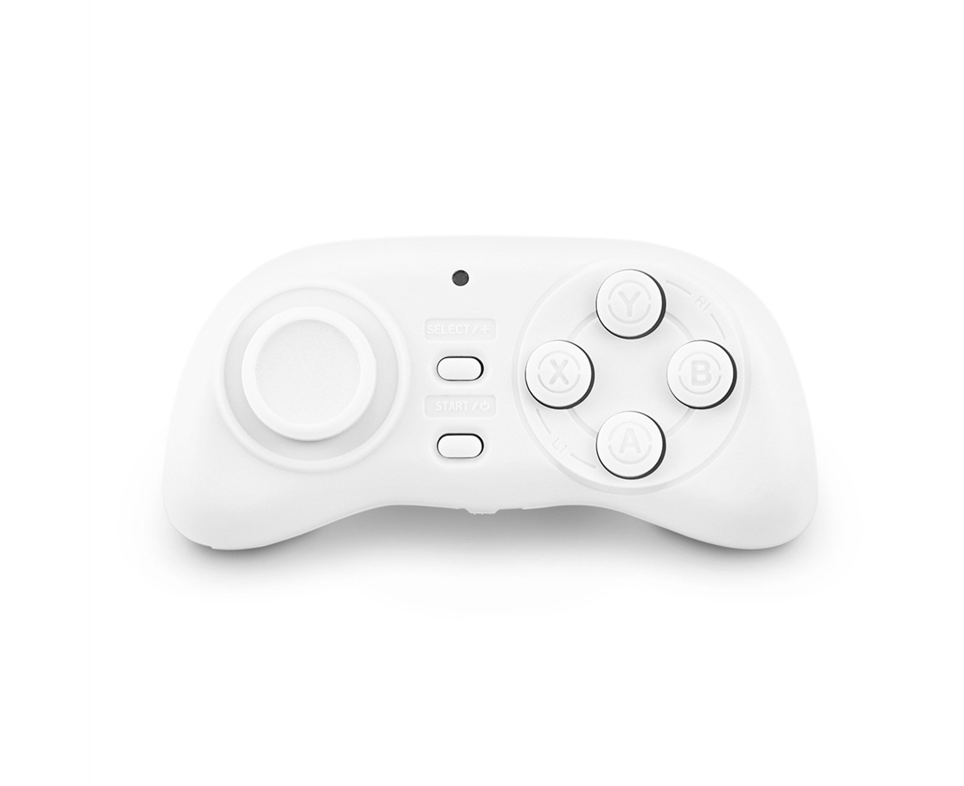 Portable Wireless Bluetooth Game Controller Mini Gamepad Joystick Handle Remote Shutter White 1681
