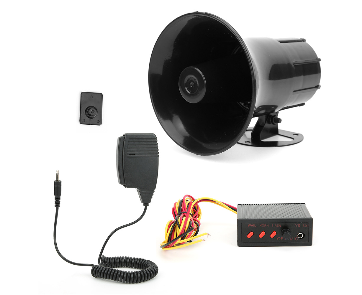 Universal Car Alarm Horn Warning Siren 3‑Tone Sound Auto Megaphone Loud ... Universal Car Alarm Horn Warning Siren 3‑Tone Sound Auto Megaphone Loud ...